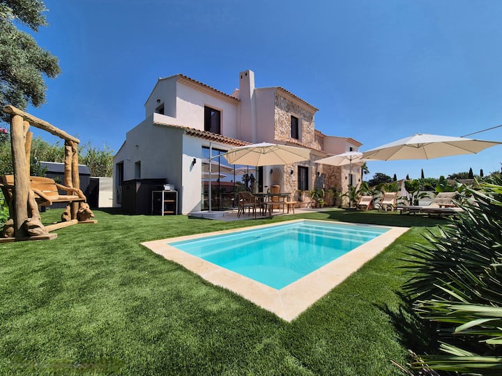 Villa Noosa Plein Sud , Familiale, Piscine - Sanary-sur-Mer