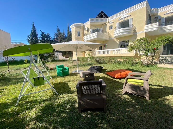 Villa Avec Grand Jardin Et Piscine Dar Fafani - Hammamet