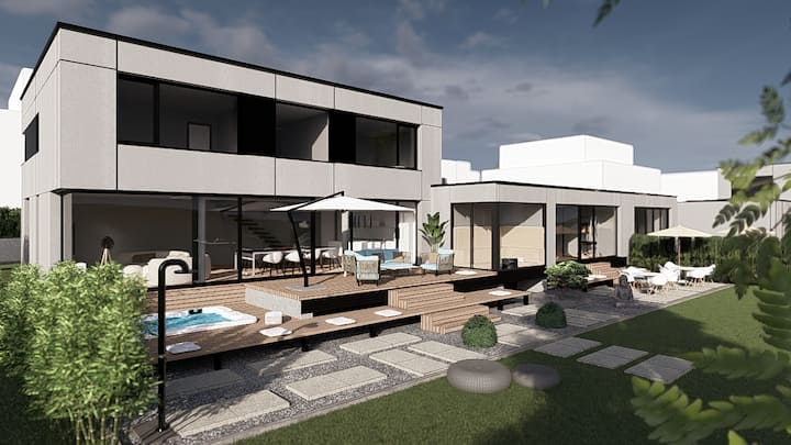 Lake Villa Qbify® - Private Lakeside Luxury - Konstanz