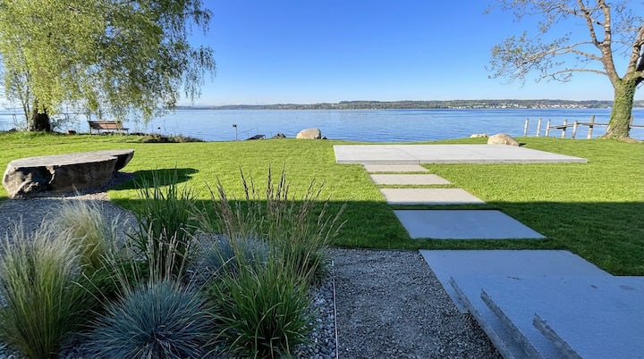 Lake Villa Qbify® - Private Lakeside Luxury - Konstanz