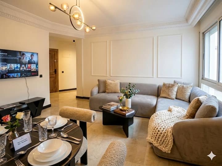 Rare à Casa 2br | Grande Terrasse | Parking Inclus - Casablanca