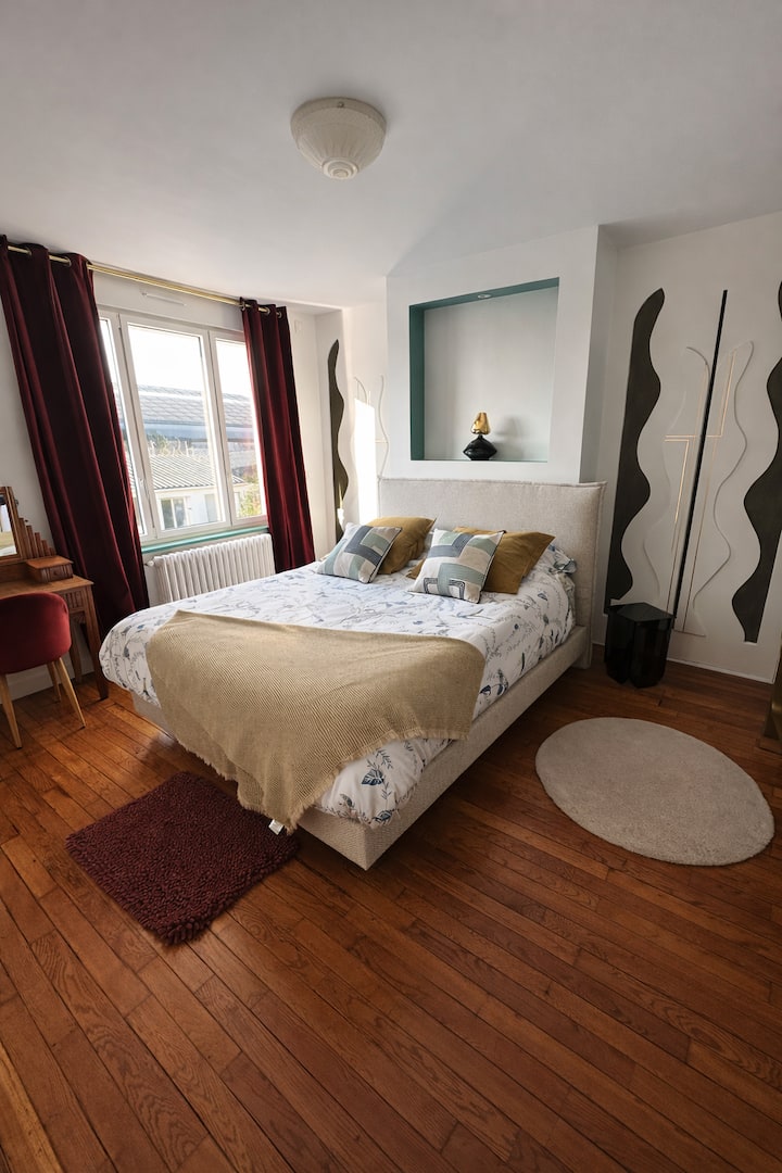 Chambre D’hôtes Artistique – 2 Pers – Mer à 700 M - Hardelot-Plage
