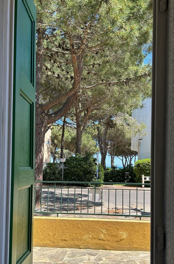 Vue Mer  T2  Plage, Terrasse & Parking, Wifi. - Argelès-sur-Mer