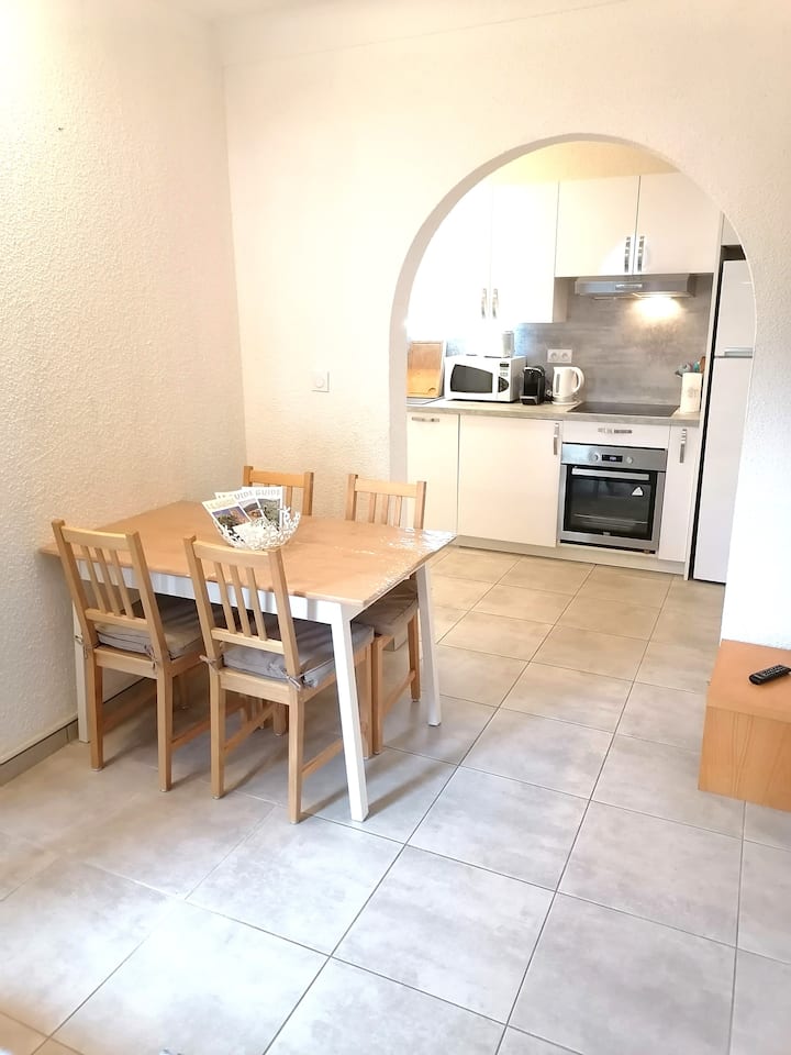 Le Vue Mer – T2 – Plage, Terrasse & Parking, Wifi. - Plage du Racou