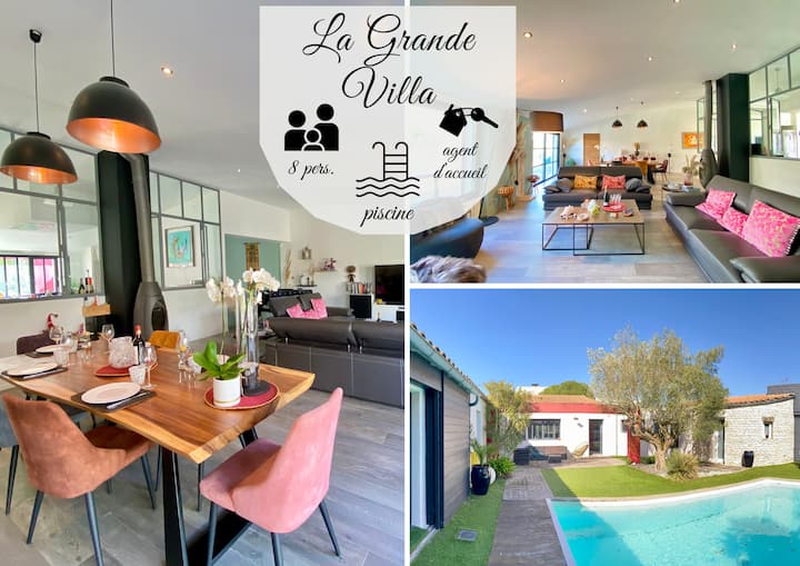 La Villa Aux Portes De La Rochelle / Piscine/8p. - La Rochelle