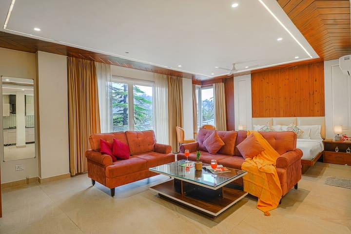 Sylvan 1bhk With Pvt Balcony - 2 Beds+wifi+parking - Mussoorie