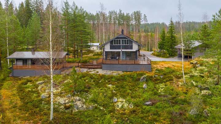 Kelohonkahuvila Lähellä Mikkeliä - Anttola