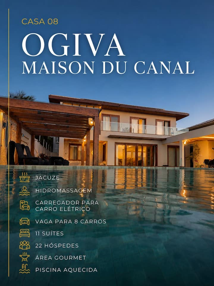 08- Maison Du Canal 11 Quartos Ogiva Cabo Frio - Cabo Frio