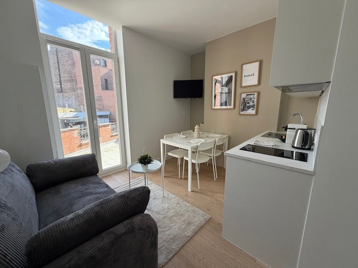 Appartement Rénové 4 Pers - Centre Roubaix - Croix