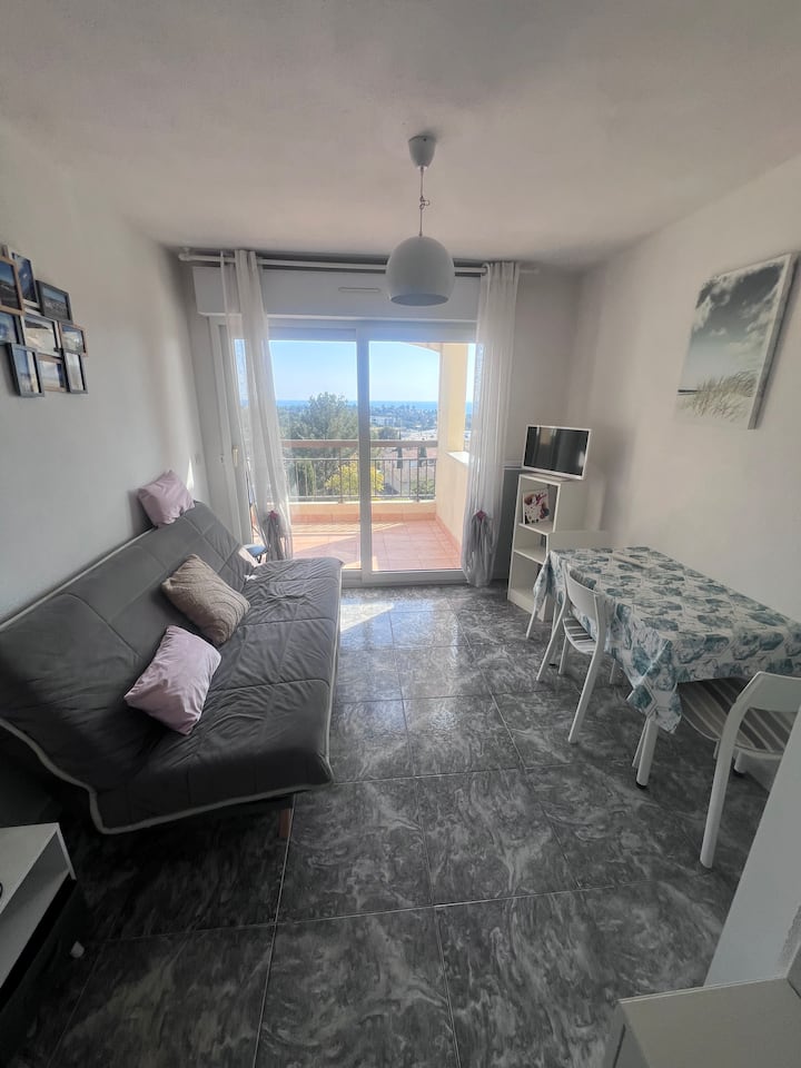 Deux Pièces Vue Mer Et Piscine - Cap Estérel