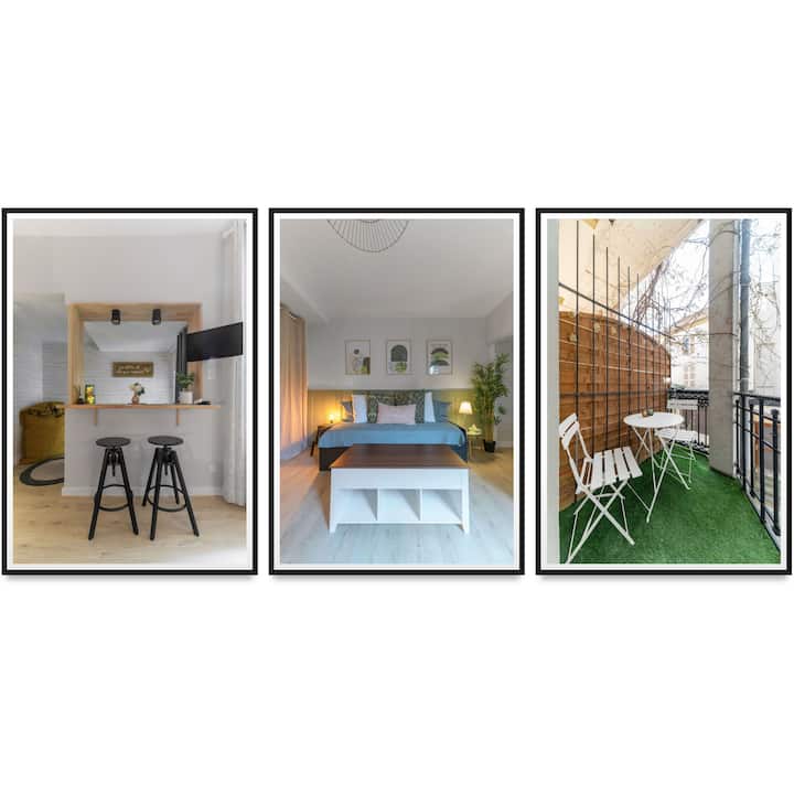 Superbe Studio En Centre-ville Avec Terrasse - Vichy