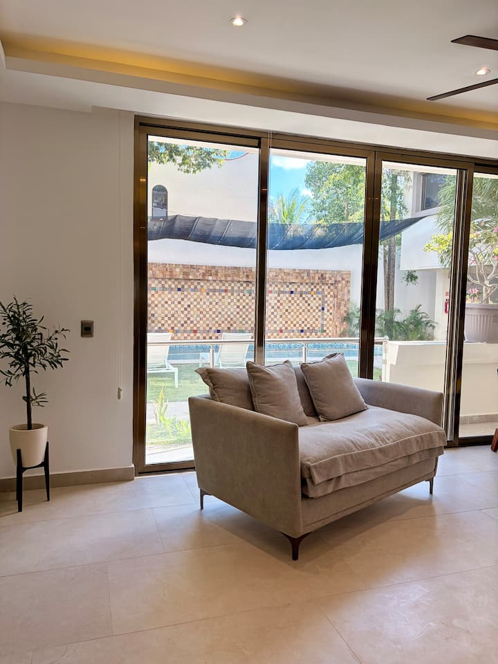 Akbal Loft 102 Planta Baja Alberca Gym Y Coworking - Cancún