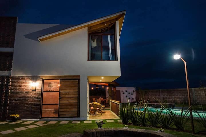 Casa Descanso: Alberca, Terraza, Asador Y Fogata - Atlixco