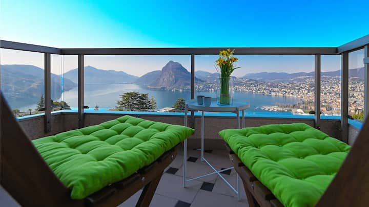 Serenity Lakefront 2 Bedrooms Retreat In Lugano - Lugano