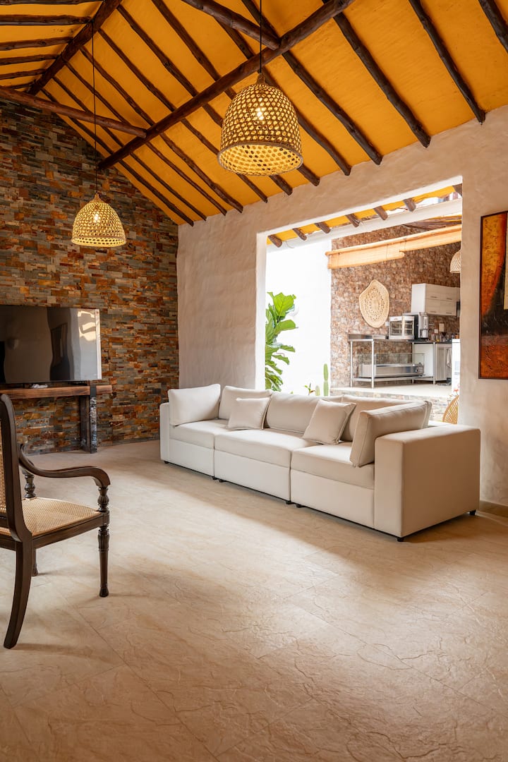 Casa Hoja · Refugio Tranquilo En Barichara - Barichara