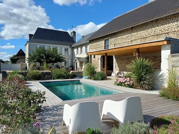 Grande Maison Béarnaise Avec Piscine - Pau