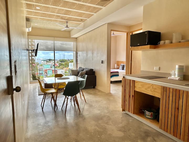 Charming Apt 5+ Pool +Rooftop+ Cancun's Heart - Cancún