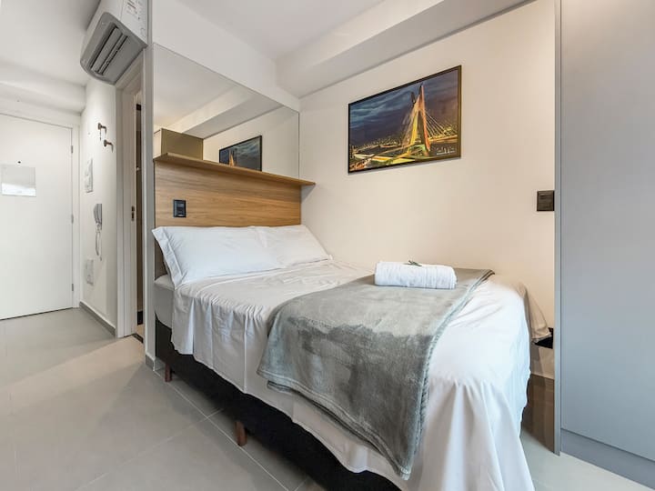 Studio | Air | Balcony | Downtown | Kitchen - Brazil