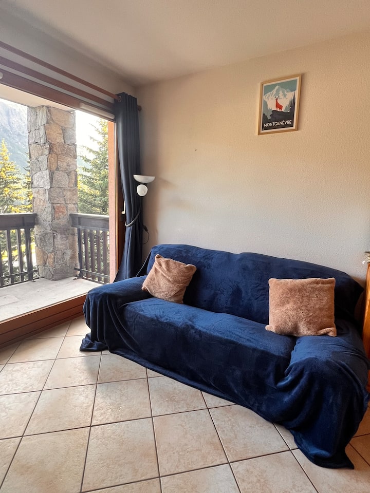 Appart. 4 Pers. | 2 Chambres | Parking | Balcon - Vallée de la Clarée