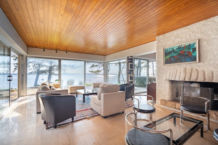 Cadre Exceptionnel, Vue Mer & Plage, Accès Privé - Larmor-Baden
