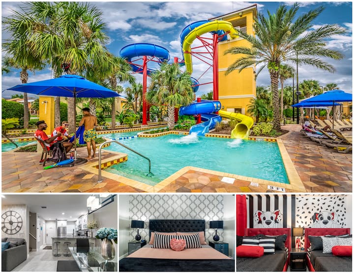 Fantasy World The Dalmatians Villa, Free Waterpark - Aquatica Orlando, Kissimmee