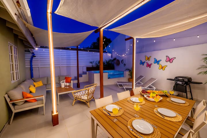 New 2br Escape | Plunge Pool & Bbq | Near Beaches - Aruba