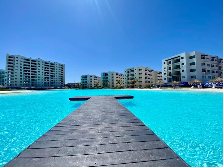 Apartamento Con Balcón, Laguna, Playa Y Amenidades - Mazatlán
