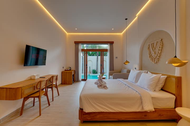 New Tranquil 1br Loona Suites Apartment 3 - Umalas - Seminyak