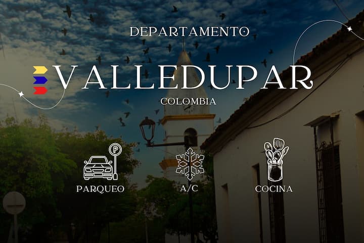 Serene Apt+kitchen+ac+parking+pet+fan @Valledupar - Valledupar