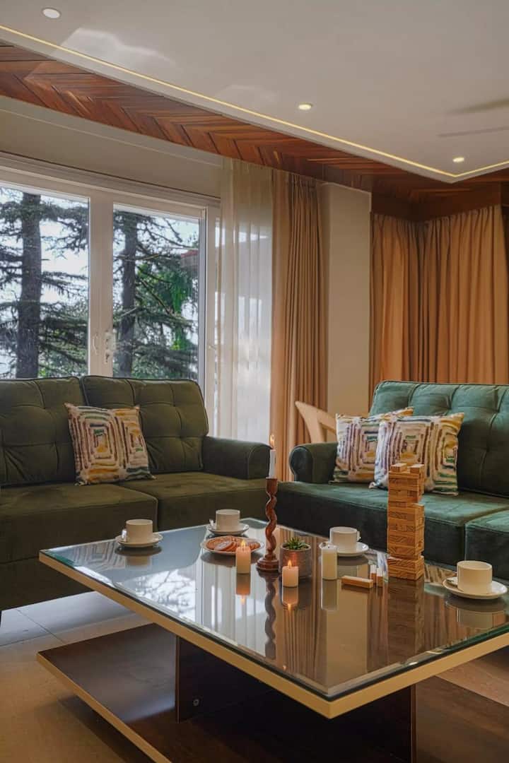 Velmora 1bhk On Mall Road : Pvt Balcony + Parking - Mussoorie