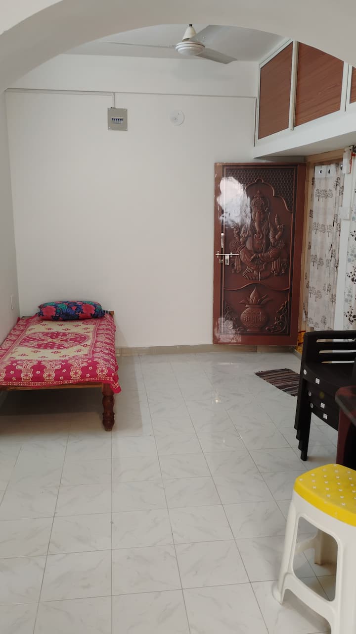 Near Ashram 5 Min Walk | 1bhk | Ac & Terrace - Puttaparthi