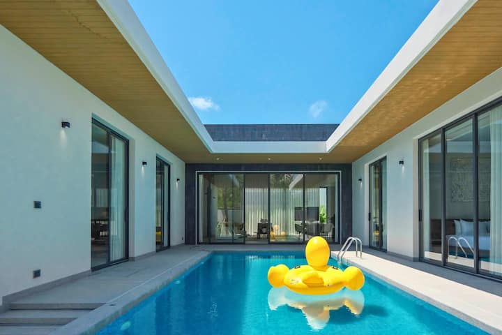 Chalong Pool Villa Near Beach 4bedroom 5bath E5 - Phuket City Eyalet