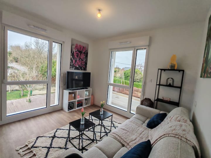 Dco- Studio 2 Pers – Plage Du Moulin Blanc, Brest - Guipavas