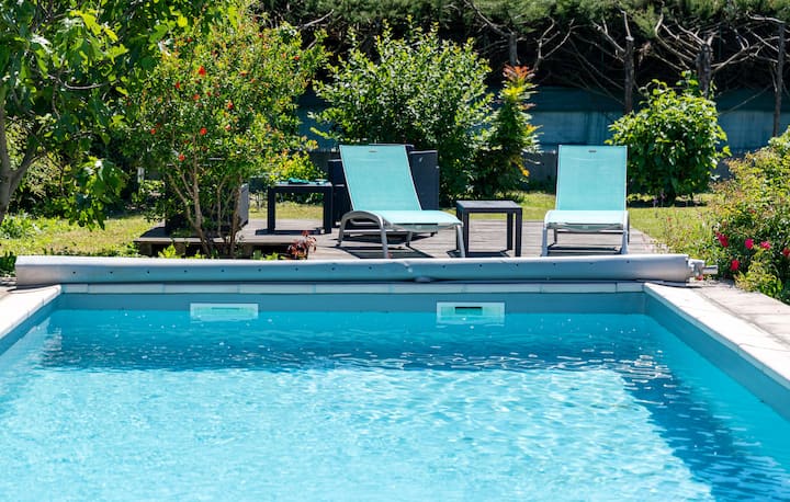Maison Au Calme Avec Piscine Pour 10 Personnes - Crest