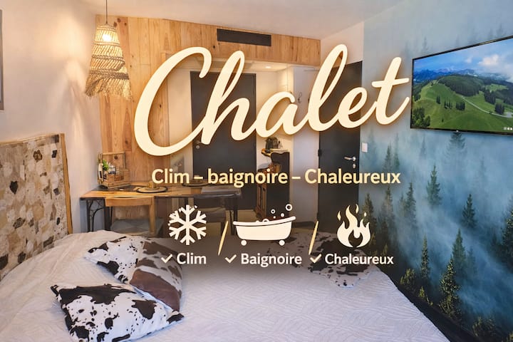 [Chalet] Design • Gare & Sanctuaire • Confort + - Lourdes