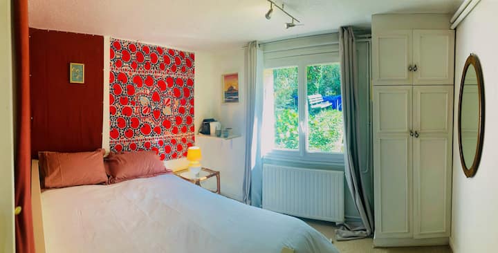 Chambre + Wc Privé Dans Grande Maison Calme - Villejuif