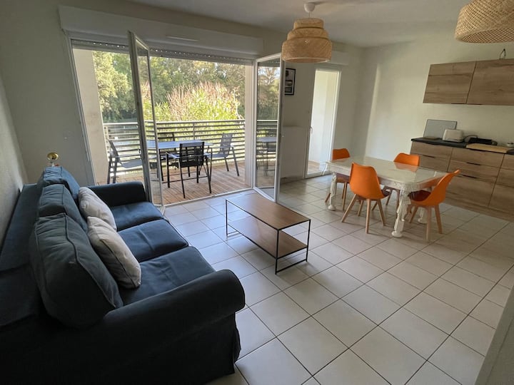 Plage à Pied 5min • Terrasse • 2 Parkings • Rénové - Labenne
