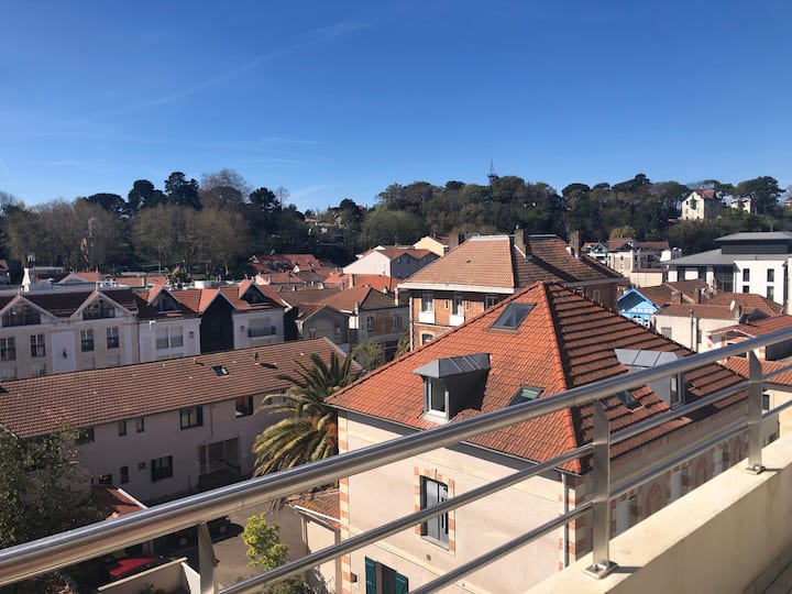 T3 Vue Mer, Cv Au Calme, Terrasse Et Pk, Plage - Arcachón