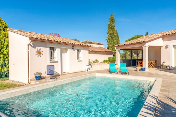 Villa ÉMeraude Piscine Provence Calme Parking Clim - Pernes-les-Fontaines