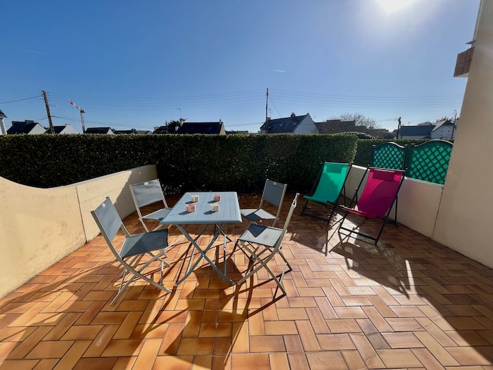 « Route Vers La Plage » -2p - Parking-terrasse - Quiberon