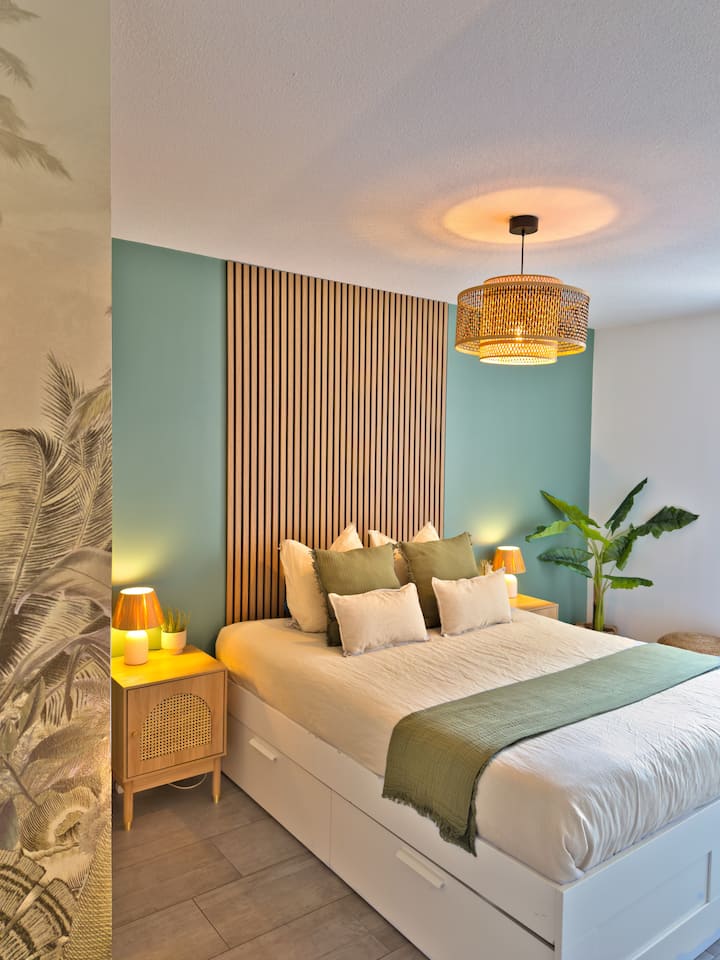 Escapade Lyonnaise – Terrasse & Ambiance Cosy - Villeurbanne