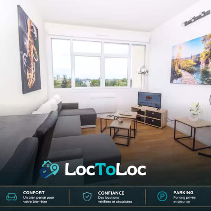 Suite 301 - Panorama Sur Mâcon & Parking Privé - Mâcon