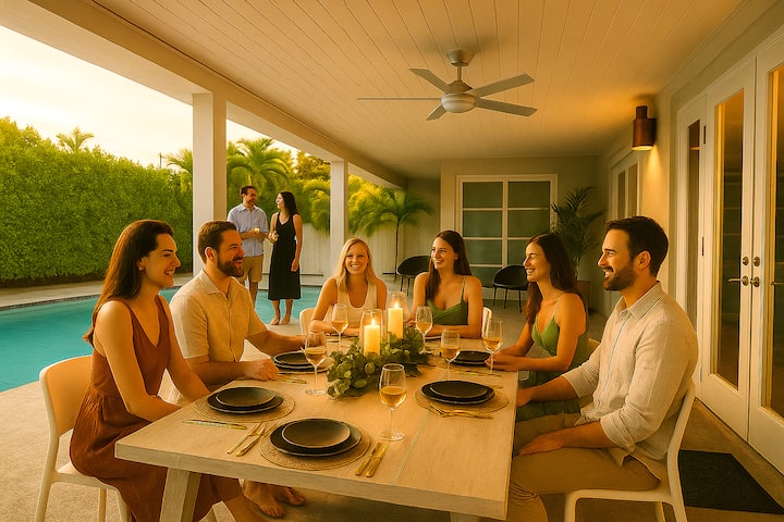 Luxury Villa House: Pool, 5 Min To Beach, 5-star - Hollywood, FL