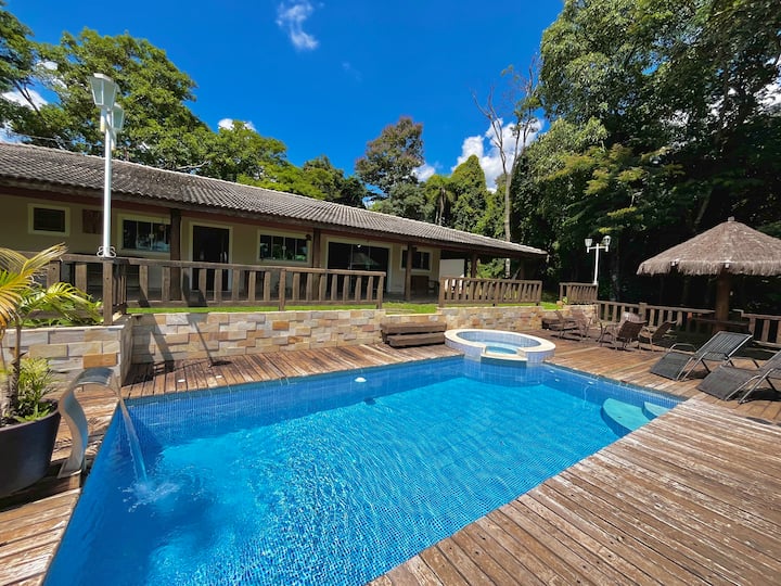 Chácara Com Piscina, Hidro E Vista Panorâmica - Socorro