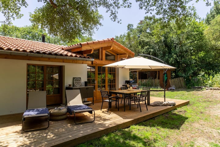 Forest & Ocean House With Independent Guest Suite - Seignosse