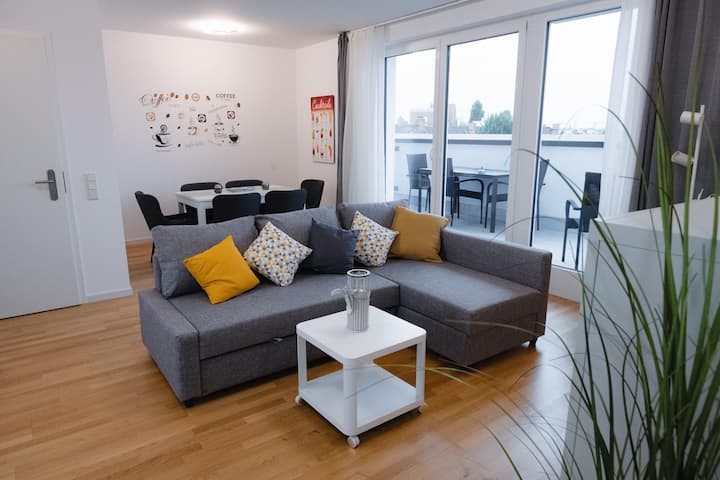 Bookandstay24 Apartment Für 5 Küche/balkon/parken - Offenbach am Main