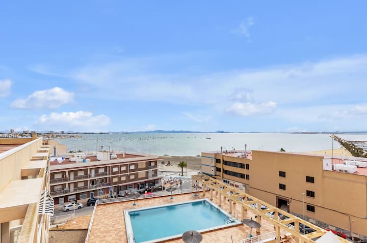 Apartment With Private Terrace & Sea Views - San Pedro del Pinatar