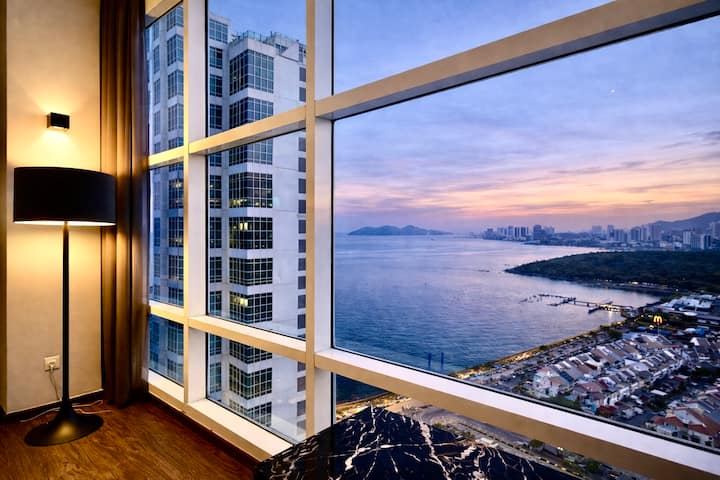 【Seaview】2br Duplex Seafront-town Wifi-kitchen 186 - George Town