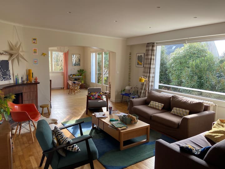 Maison, Lorient Centre - 6 Chambres - 10 Couchages - Lorient