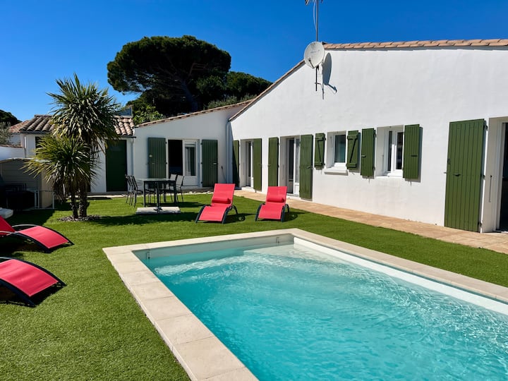 Ecume - Maison Avec Piscine Au Bois-plage - Isla de Ré